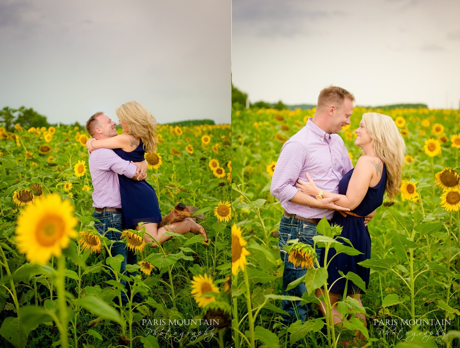 The perfect wedding proposal | Sunflower Field ~ Paris Mountain ...