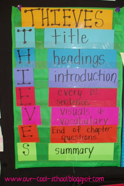 Our Cool School: Reading Informational Text