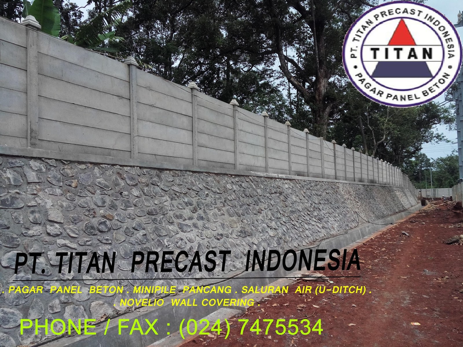 PAGAR PANEL TERBAIK DISEMARANG: Pagar Panel Precast