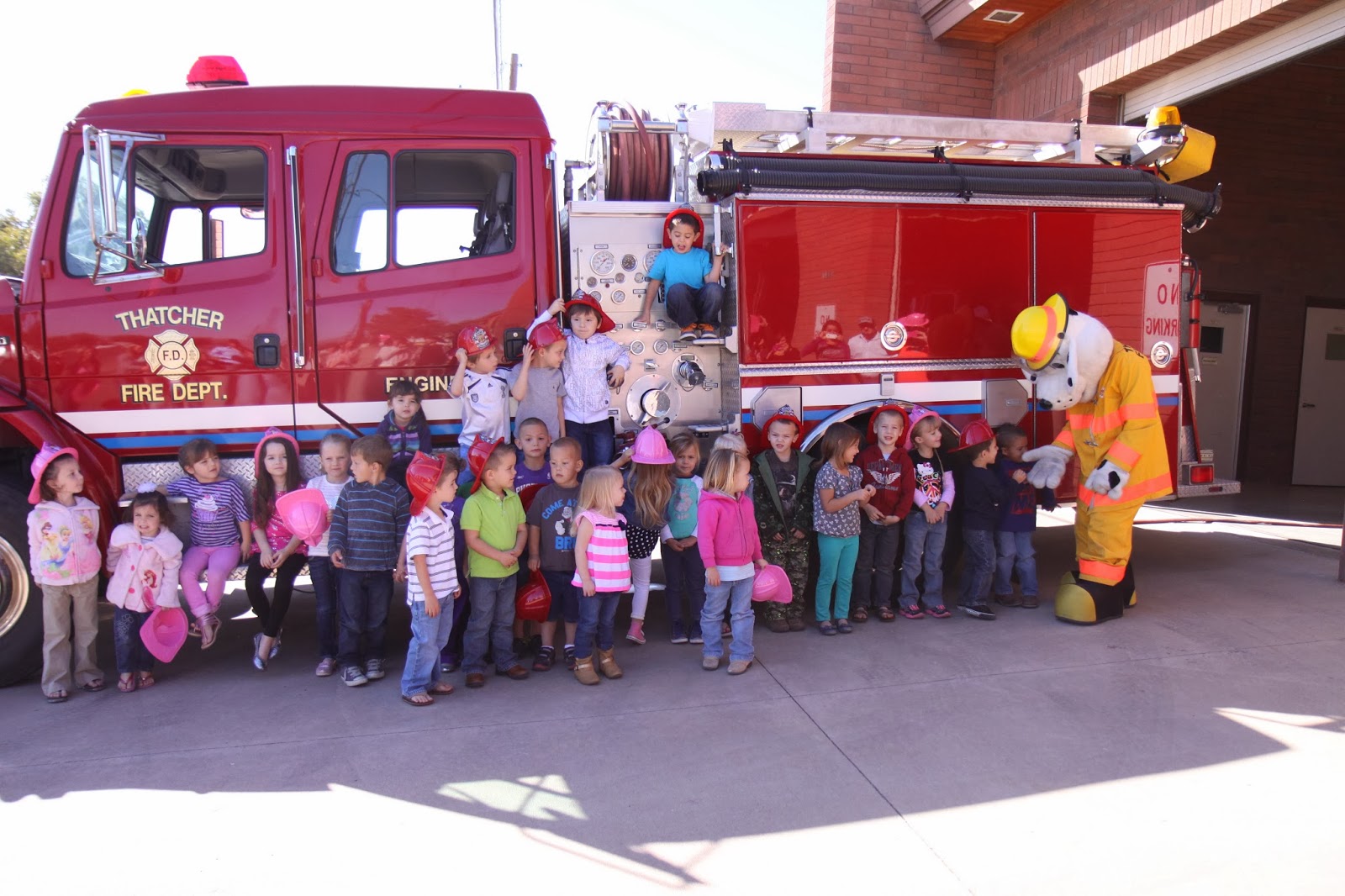 Allen Family: Annual Fire Station Field Trip