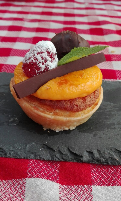 Pastissets de franxipà amb crema cremada a la taronja i cumquat ...