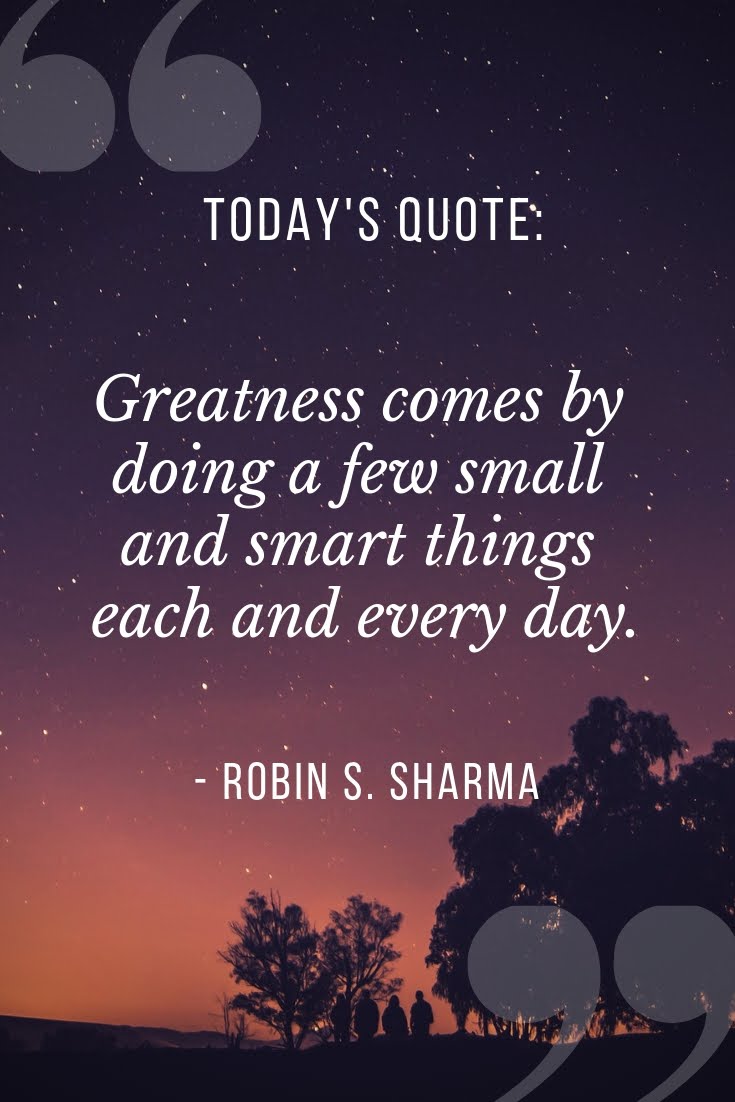Best Smart Quotes by Robin S. Sharma.