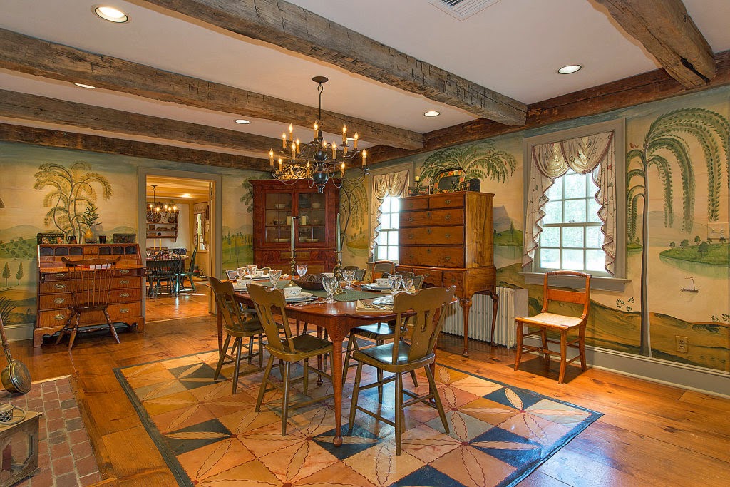 Eye For Design: Decorate With Primitive Colonial Murals