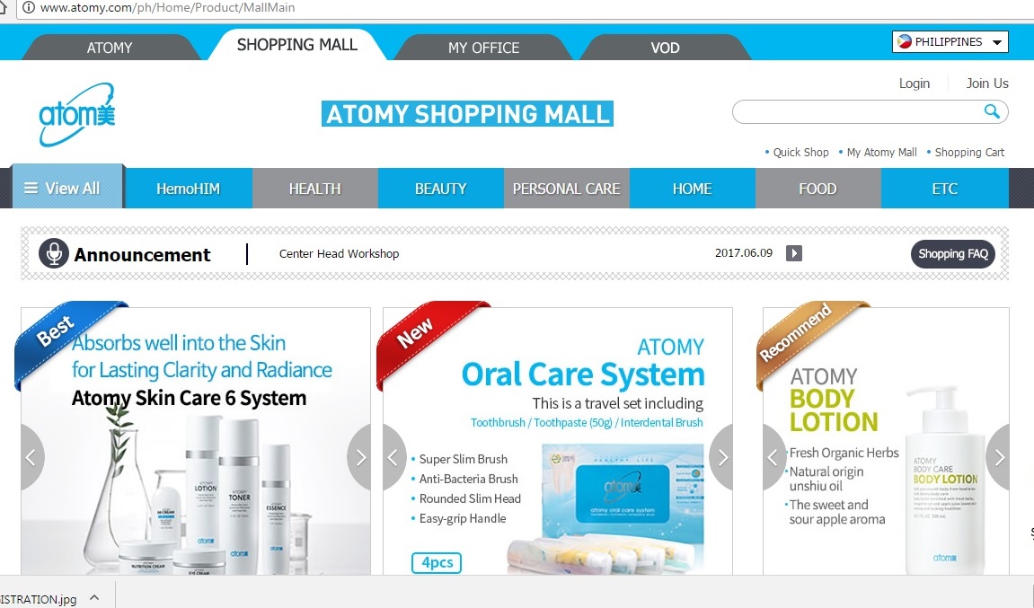 Atomy Products and Benefits: FREE REGISTRATION