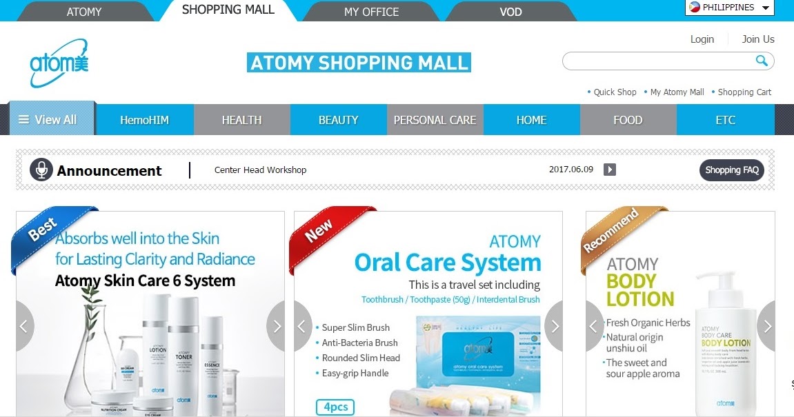 Atomy Products and Benefits: FREE REGISTRATION