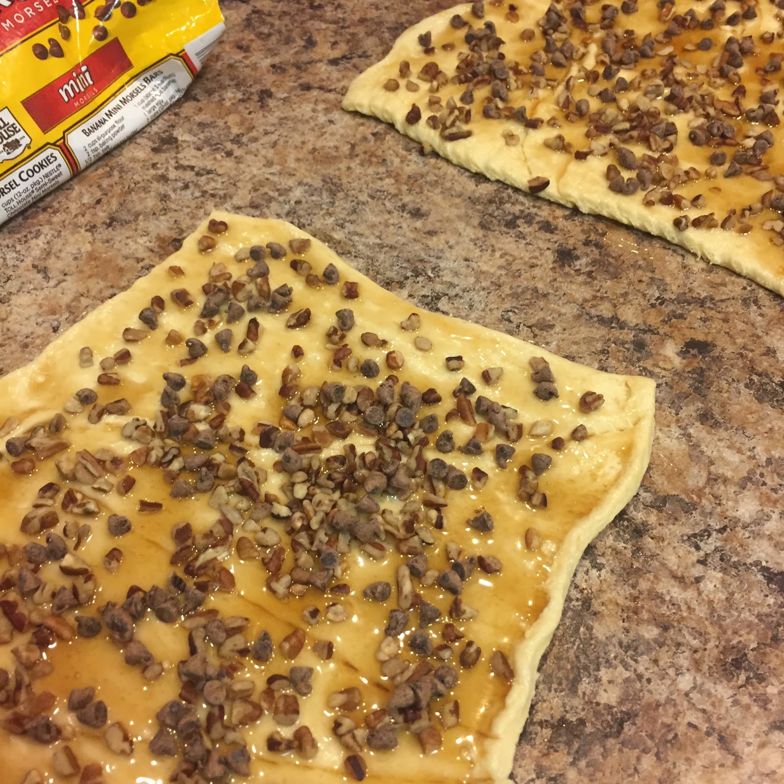 Maple Pecan Chocolate Pinwheels