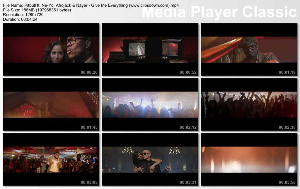 Clipstake: Pitbull ft Ne-Yo, Afrojack & Nayer____Give Me Everything hd ...