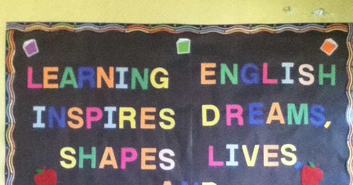 Electronic Portfolio: English Week decoration at school