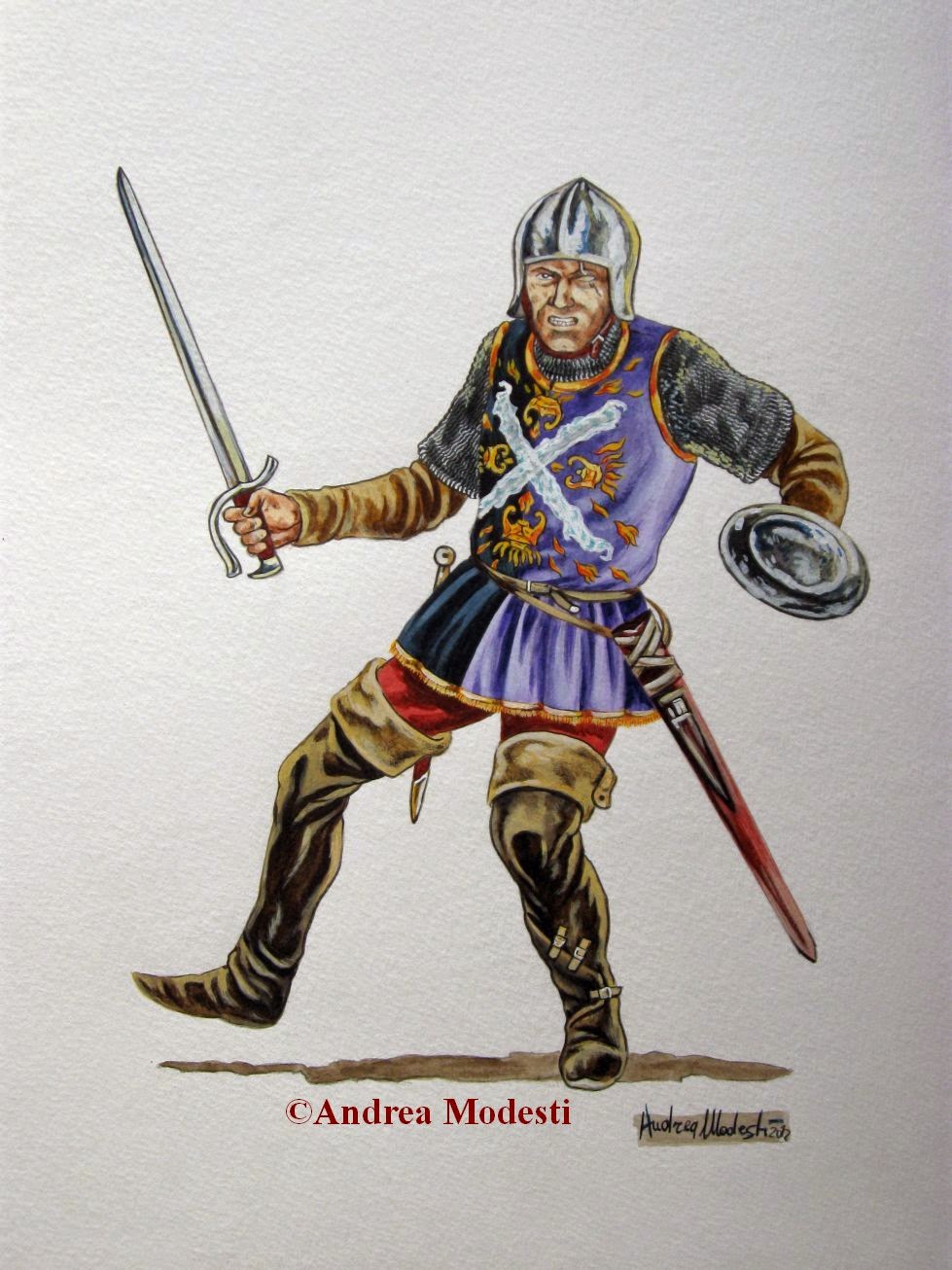 Andrea Modesti Art and Illustration: Burgundian Guardsmen, 1460-70