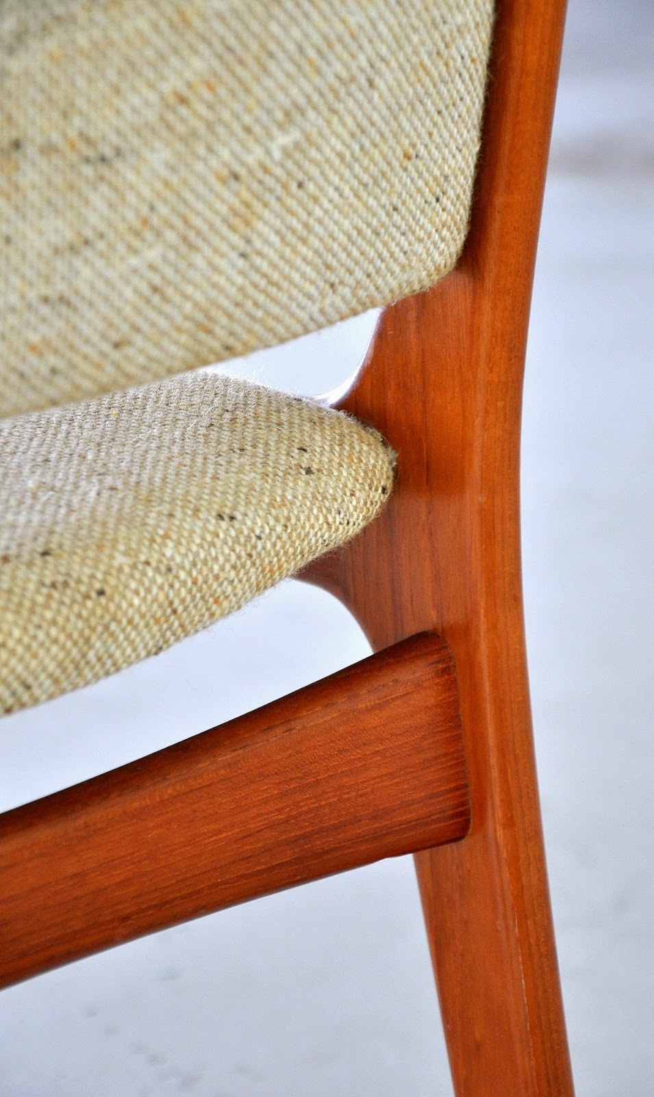 SELECT MODERN: Set of 4 Danish Modern Teak Dining Chairs