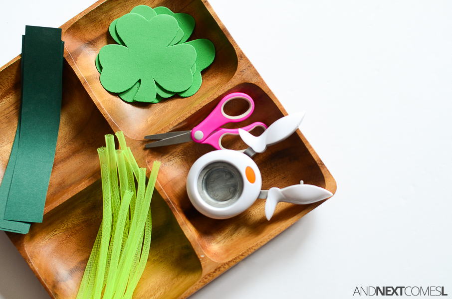St. Patrick's Day Fine Motor Tray | And Next Comes L - Hyperlexia Resources