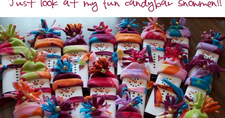 Lorrie's Story: My Snowman Candybar Stocking Stuffers