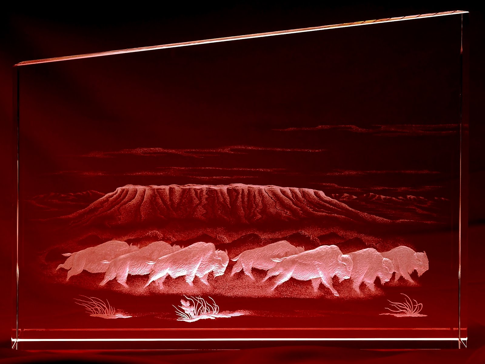 Glass Engraving: The beautiful imagination of the talented Mark Raynes ...