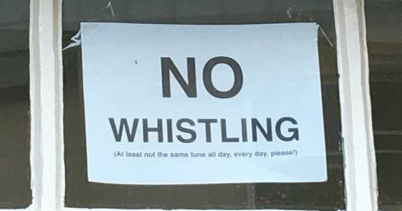 Nothing To Do With Arbroath: Grumpy office worker put up sign telling ...