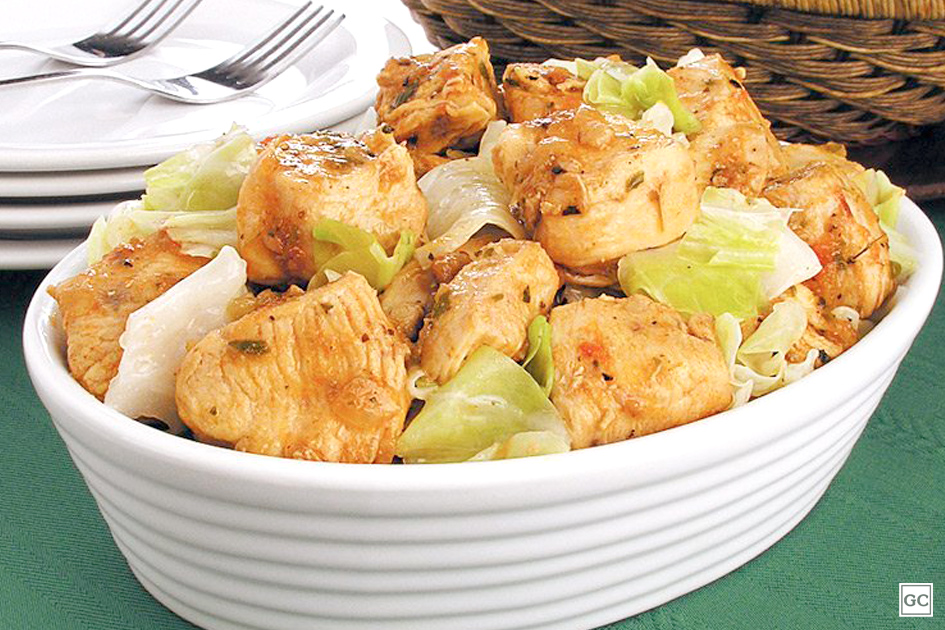 COMIDINHAS FÁCEIS E RÁPIDAS: Refogado de frango com repolho