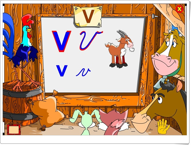 Recursos Educativos de Educación Infantil: Silabario-luz: La letra "V ...