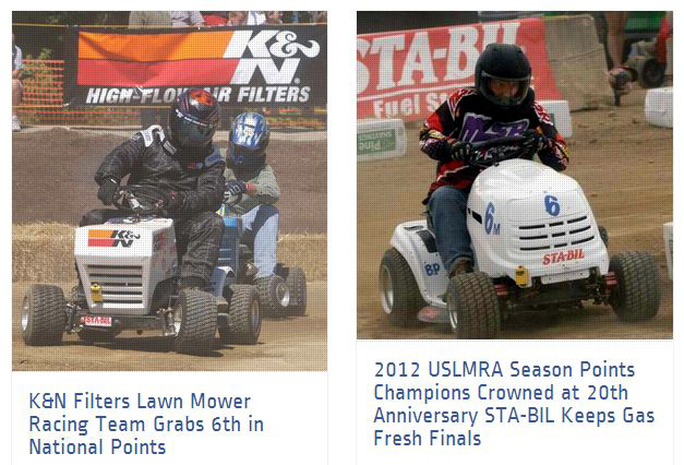 Karsoo: lawn mower racing blog... I just learned of it. They have good ...