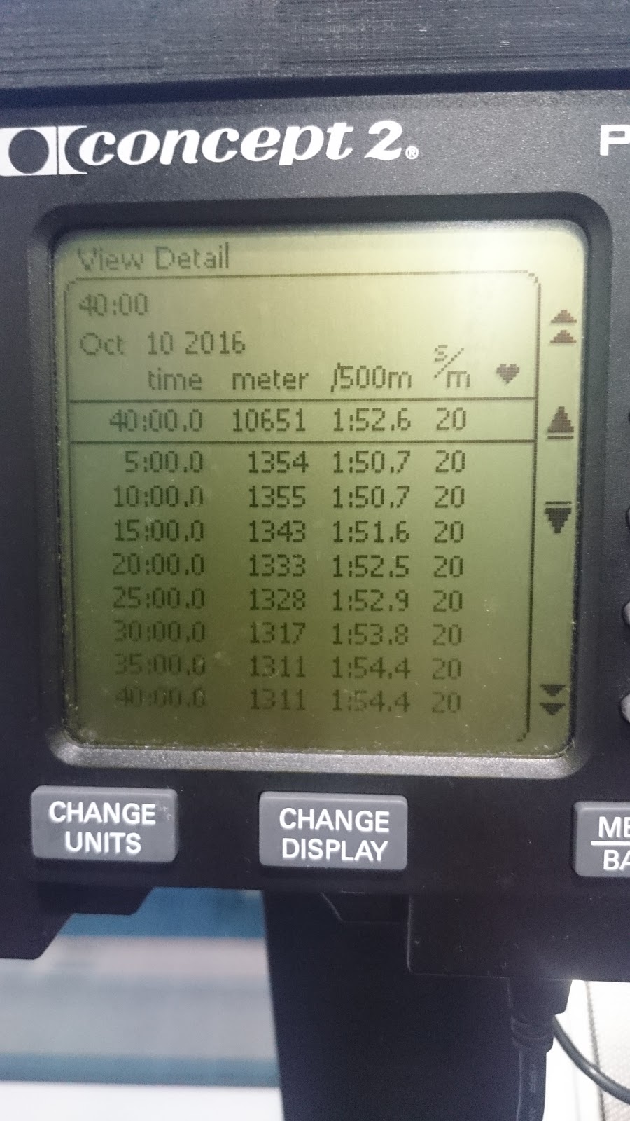 The road to Sub6 2k : AM 40r20 70% HRR - PM 500m test recording ergdata ...