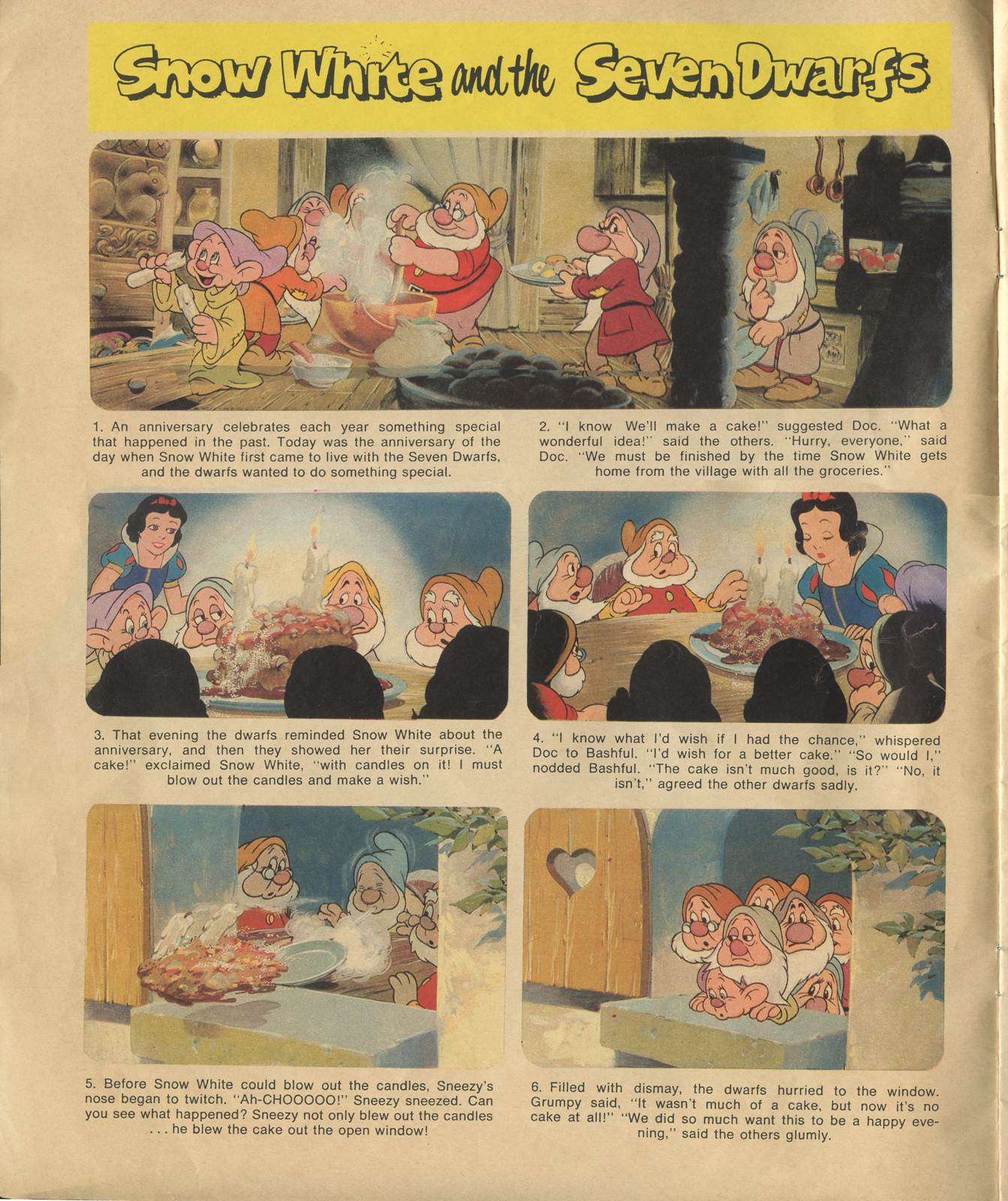 Filmic Light - Snow White Archive: 1970s Disneyland Magazine - Snow ...