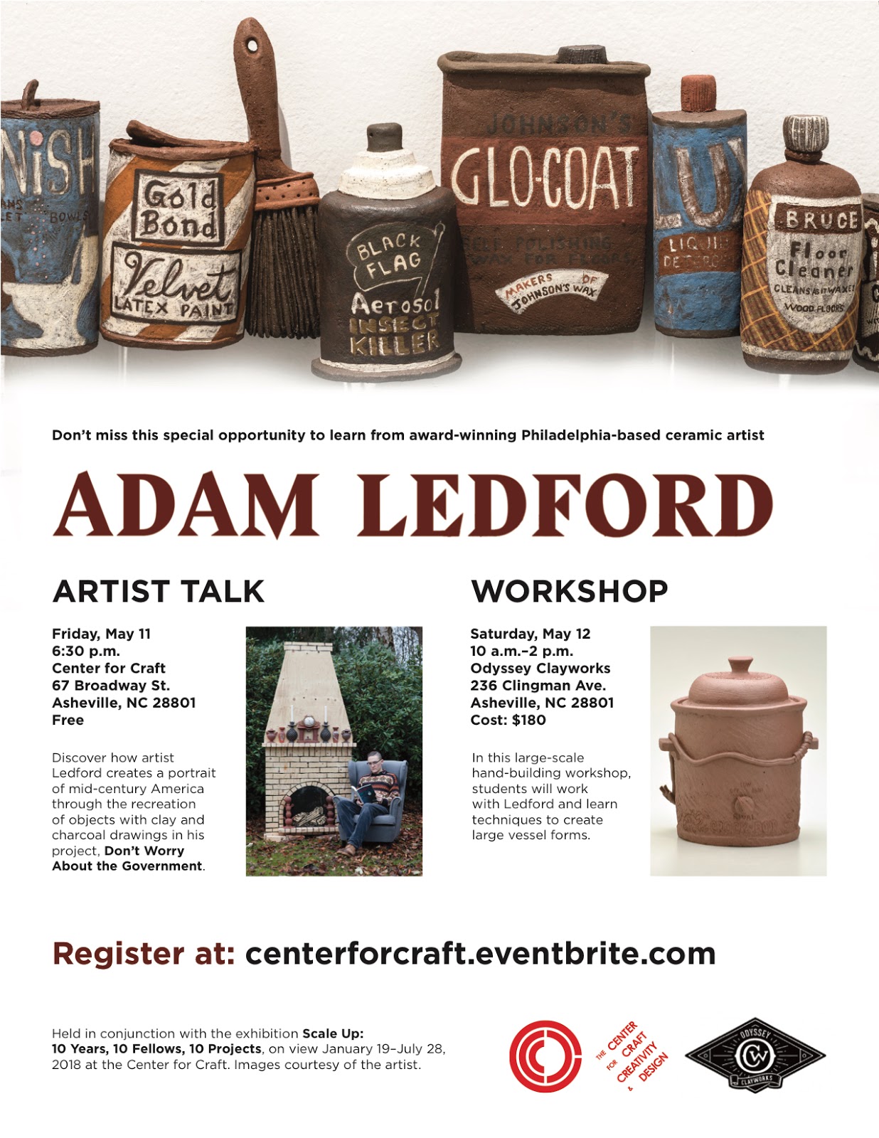 Adam Ledford Artist Talk and Workshop in Asheville