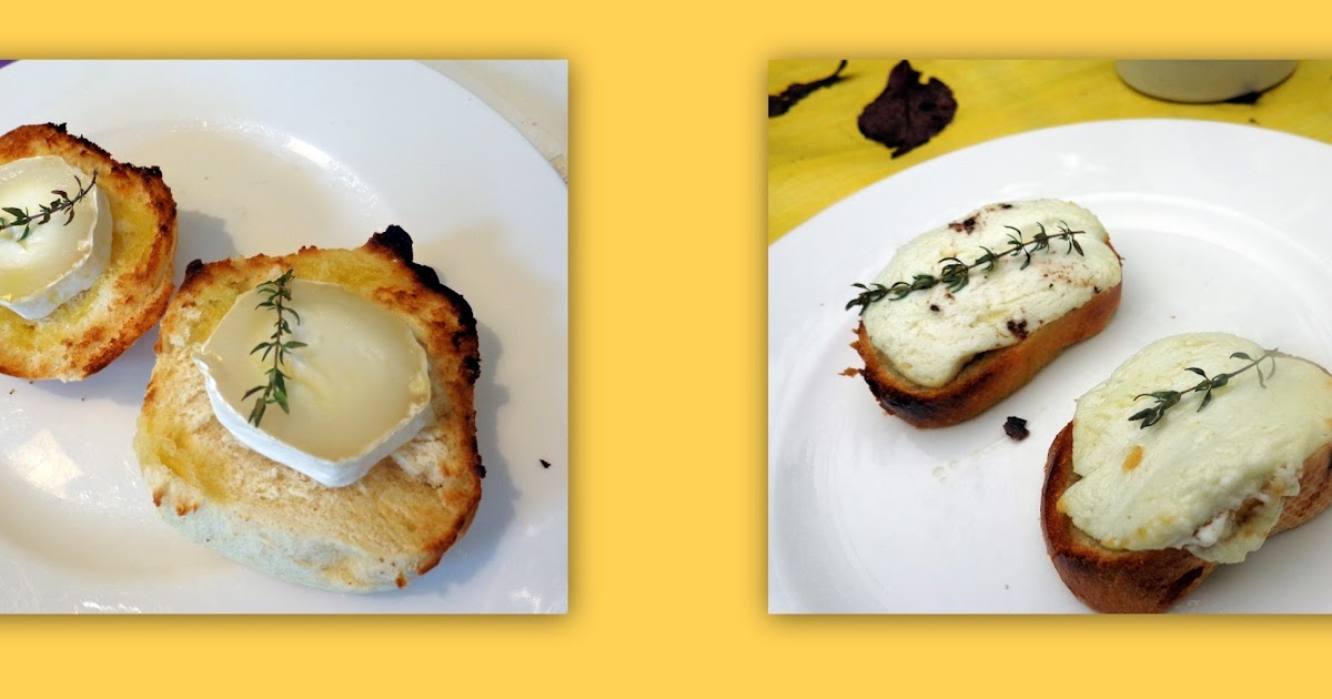 Wat ik gegeten heb: Toast au chèvre chaud