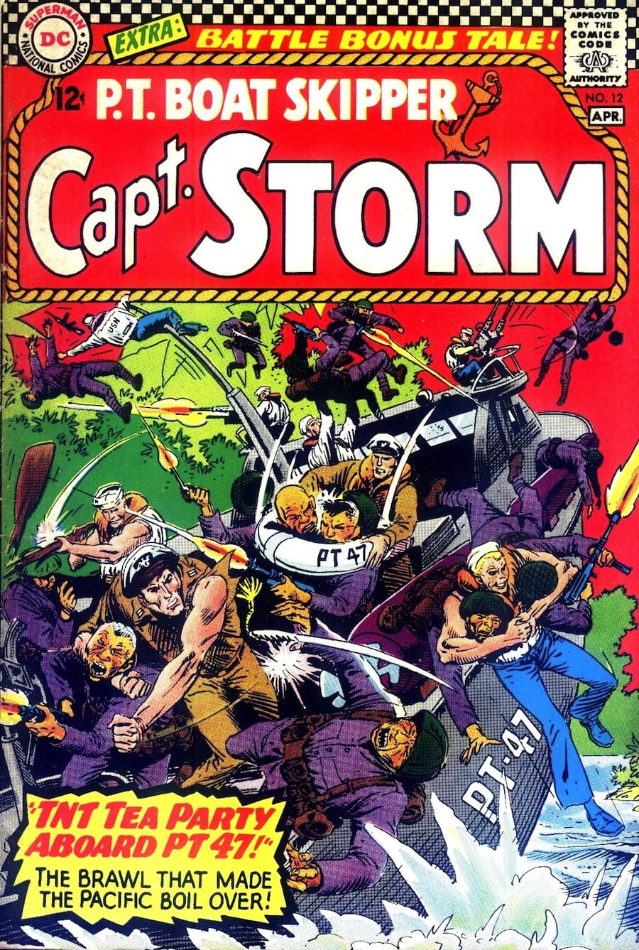 Captain Storm #12 - Joe Kubert cover - Pencil Ink