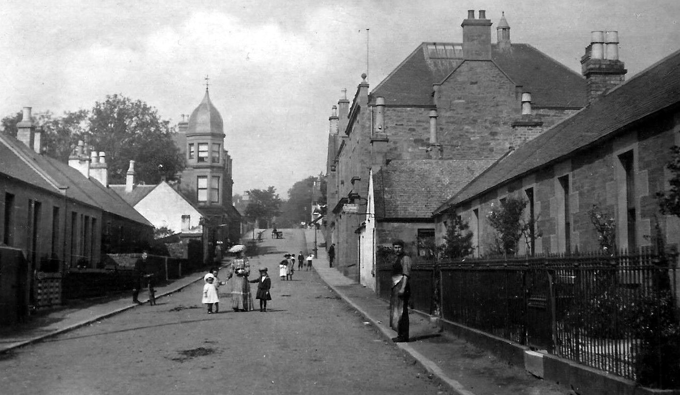 Tour Scotland: Old Photograph Park Avenue Carnoustie Scotland