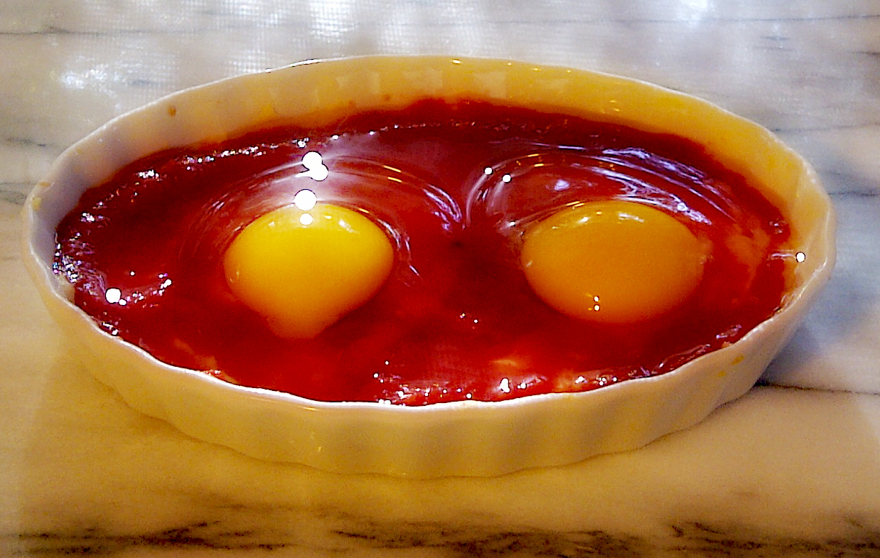 The Ultimate Kitchen Sink: Baked Eggs in Mashed Potatoes and Spicy ...