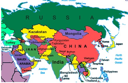 ASIA WELCOM: Countries and Their Flags