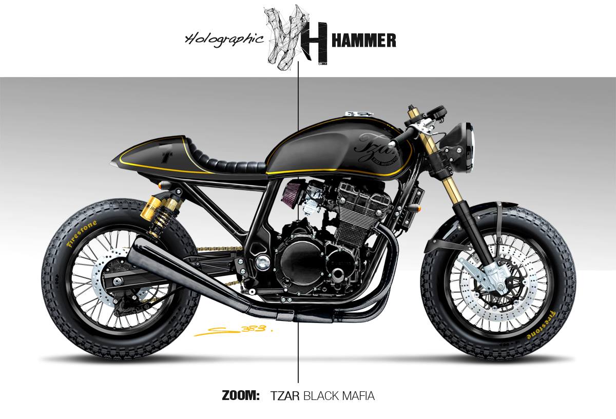 Racing Cafè: Cafè Racer Concepts - Suzuki "Black Mafia" by Holographic ...