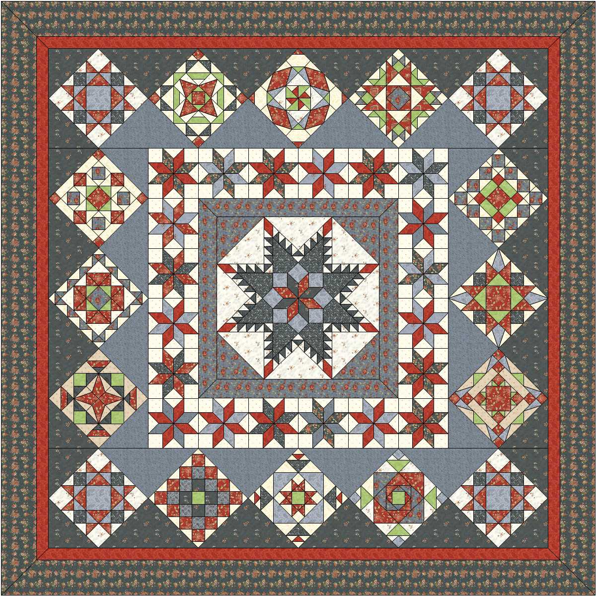 Connie's Crafts: Patchwork Party 2008 - UFO turned into WIP