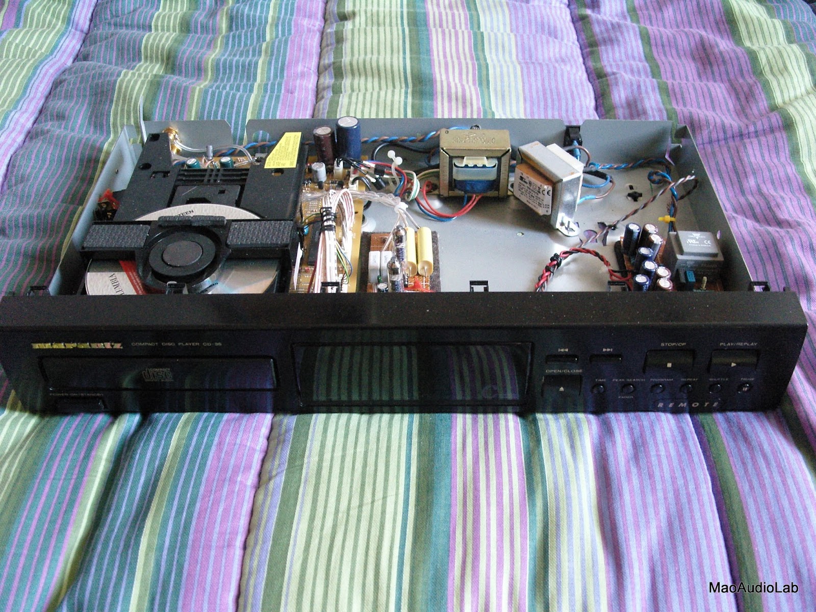 Mao Audiophile Modifications: Marantz CD36 lampized with a couple of ...