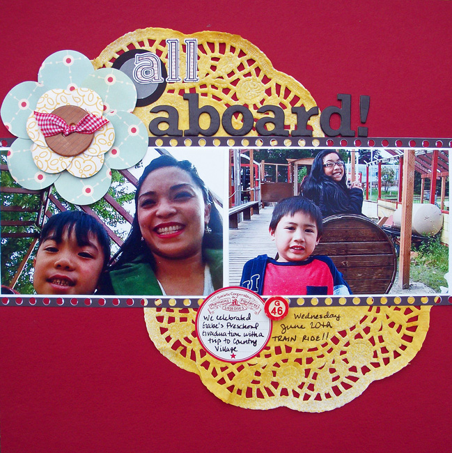 Using Circles to Create a Filmstrip and Dimensional Flower ...