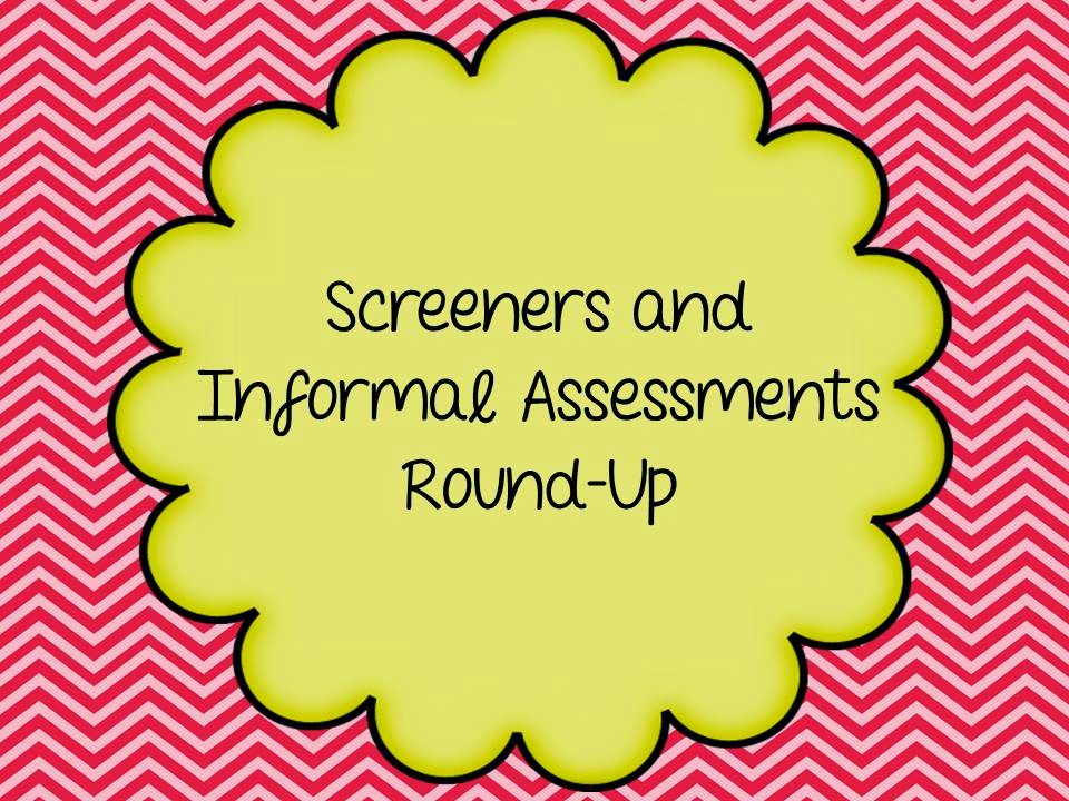 Word Nerd Speech Teach: Screeners and Informal Assessments Round-Up and ...