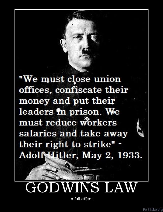 Los Angeles Times Pressmens 20 Year Club: Godwin's Law