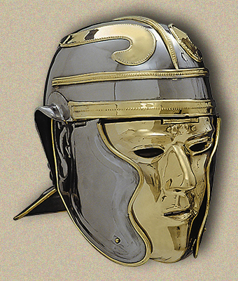 APASIONADOS DEL IMPERIO ROMANO: MÁSCARAS FACIALES DE YELMO ROMANO