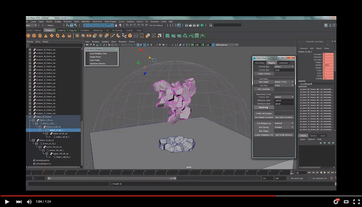 Jason Chen 3D Artist: First batch of Beta Maya tools