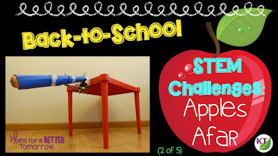 5 Back to School STEM Challenges for Grades 2-8