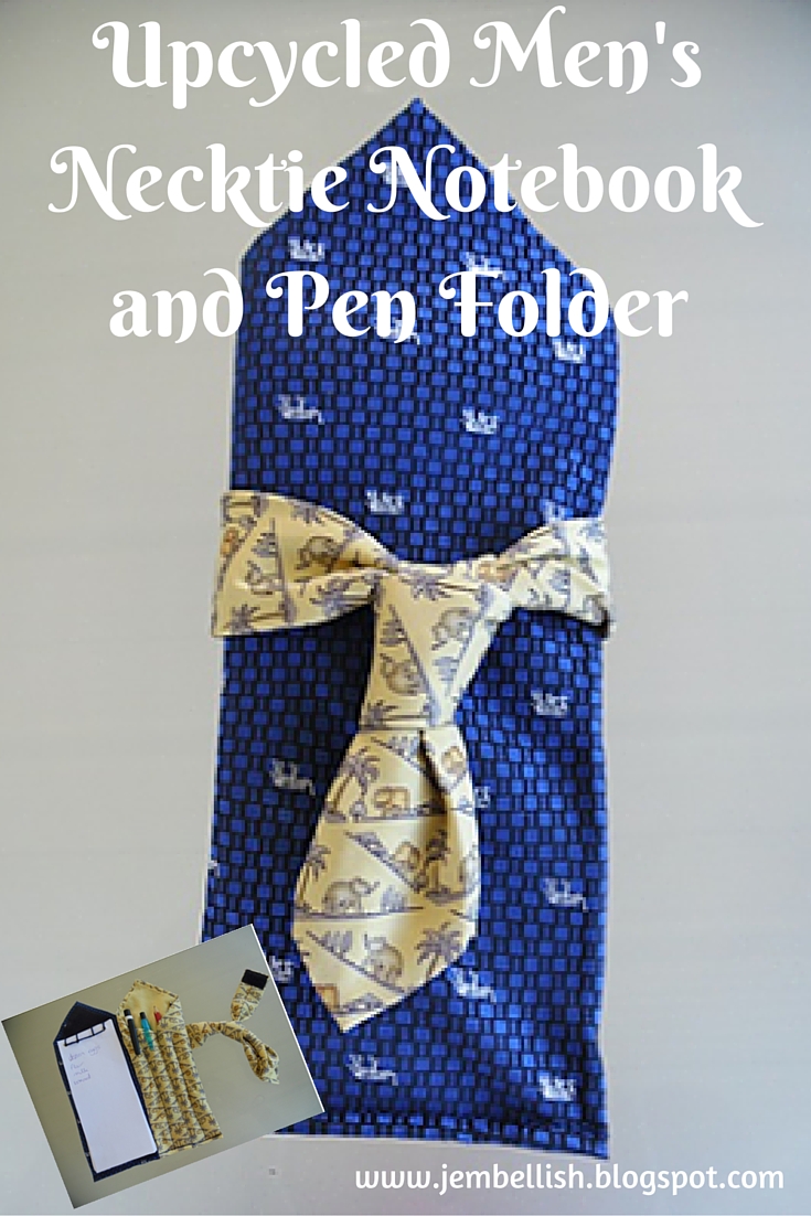 Creating my way to Success: Men's tie notebook and pen folder tutorial ...