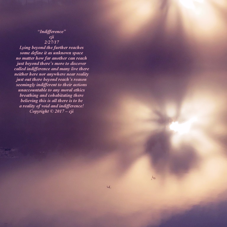 Newest Poems & Writings: "Indifference"