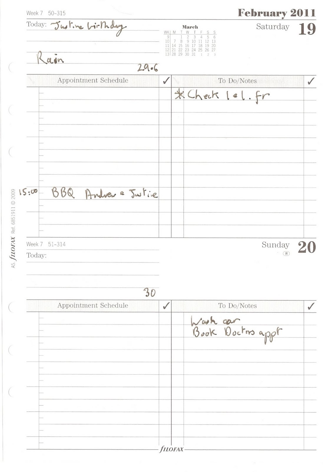 Philofaxy: A5 Day Per Page Business Style Diary