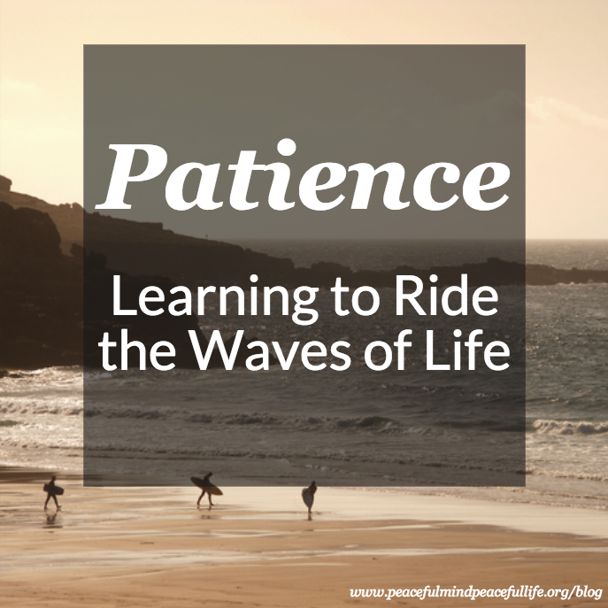 Patience Learning To Ride the Waves of Life. - Quotes