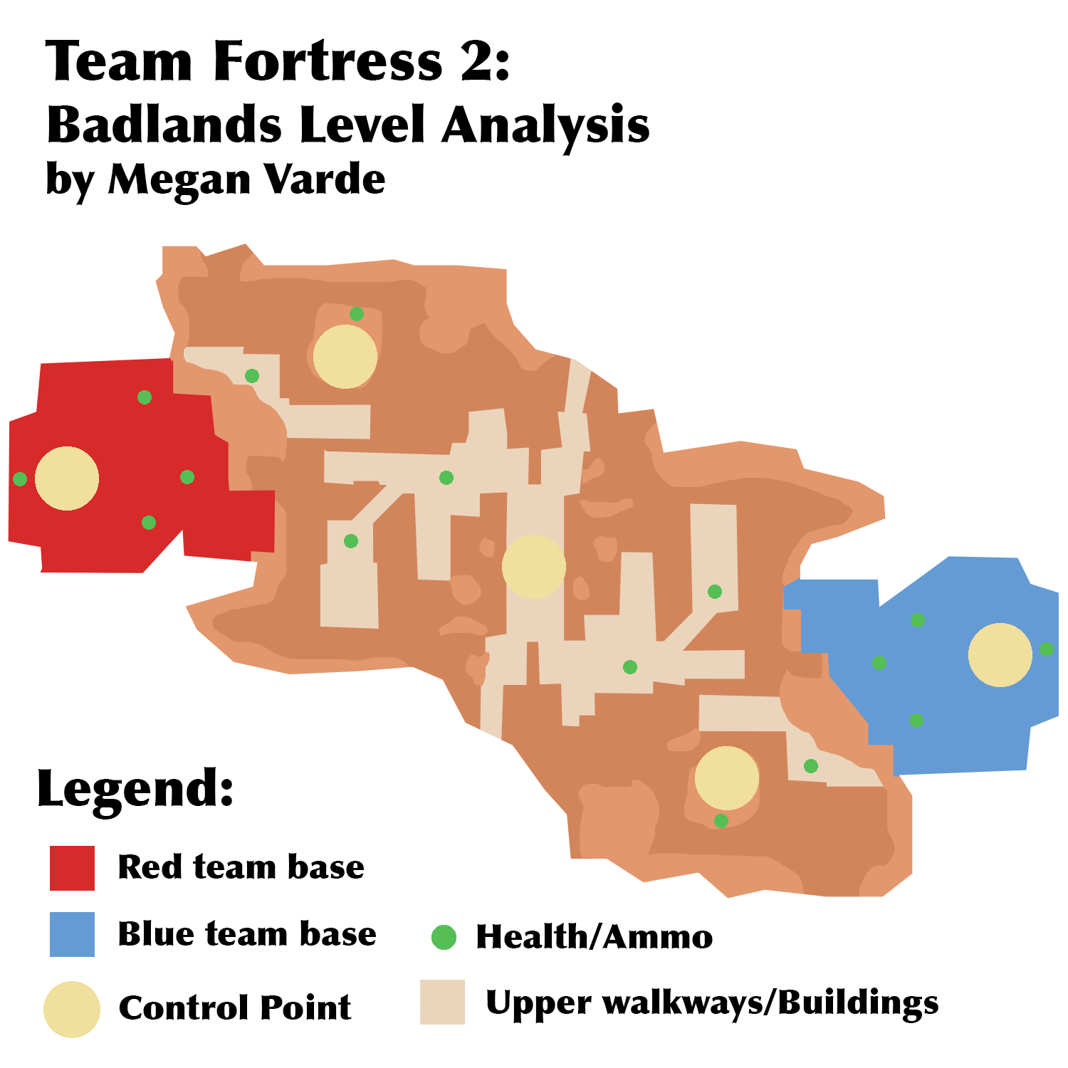 Megan Varde: Team Fortress 2 Badlands Level Map