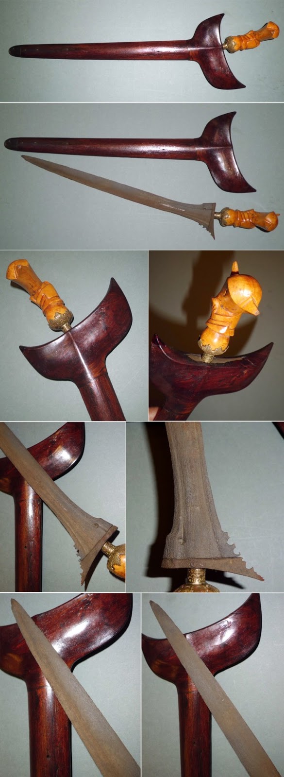 Keris Melayu Riau Lurus Bahari - Melayu Tolen