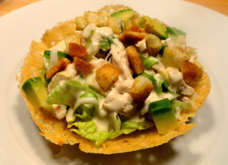 The Brussels Cook(er): My "deconstructed" chicken Caesar salad...