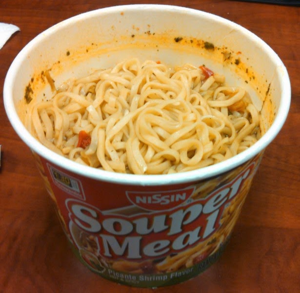 Ramen Butterfly: Nissin Souper Meal Picante Shrimp Flavor