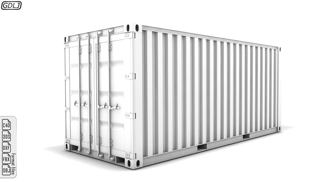 Shipping Container Detailed Model | Layth Jawad