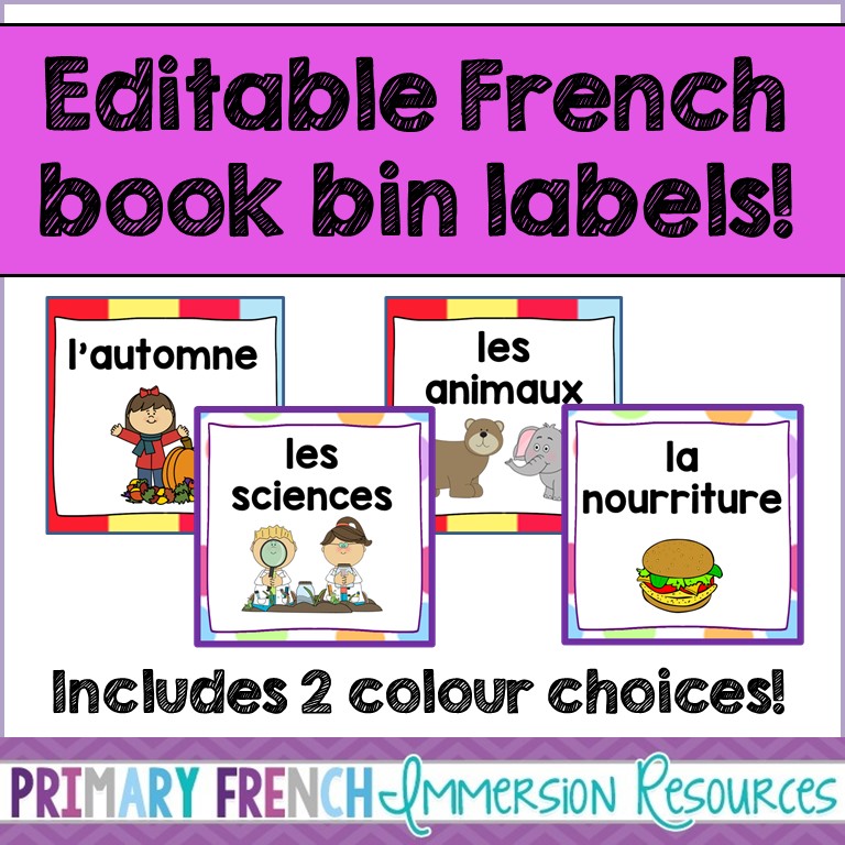 Resources to set up your classroom! - Primary French Immersion Resources