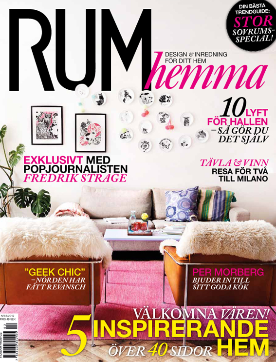 Underwerket / lisa grue: Swedish "RUM hemma" - magazine about design ...