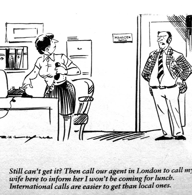 R.K. Laxman's Cartoons: Telecommunications - I